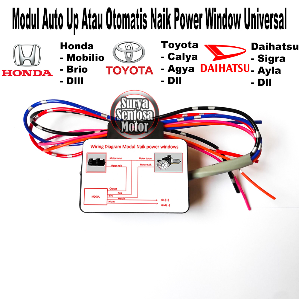 Jual Modul Auto Up Power Window Universal Atau Modul Otomatis Naik ...