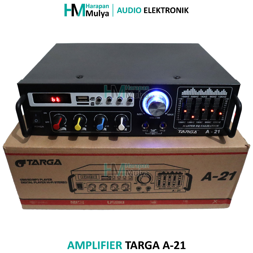 Jual Targa A-21 Amplifier / Power Ampli A21 Wireless Bluetooth Digital ...