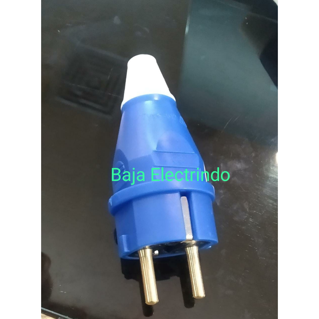 Jual Industri plug /steker 2p/2kaki MALE 16A/250V 16A 250V Tipe 012 ...