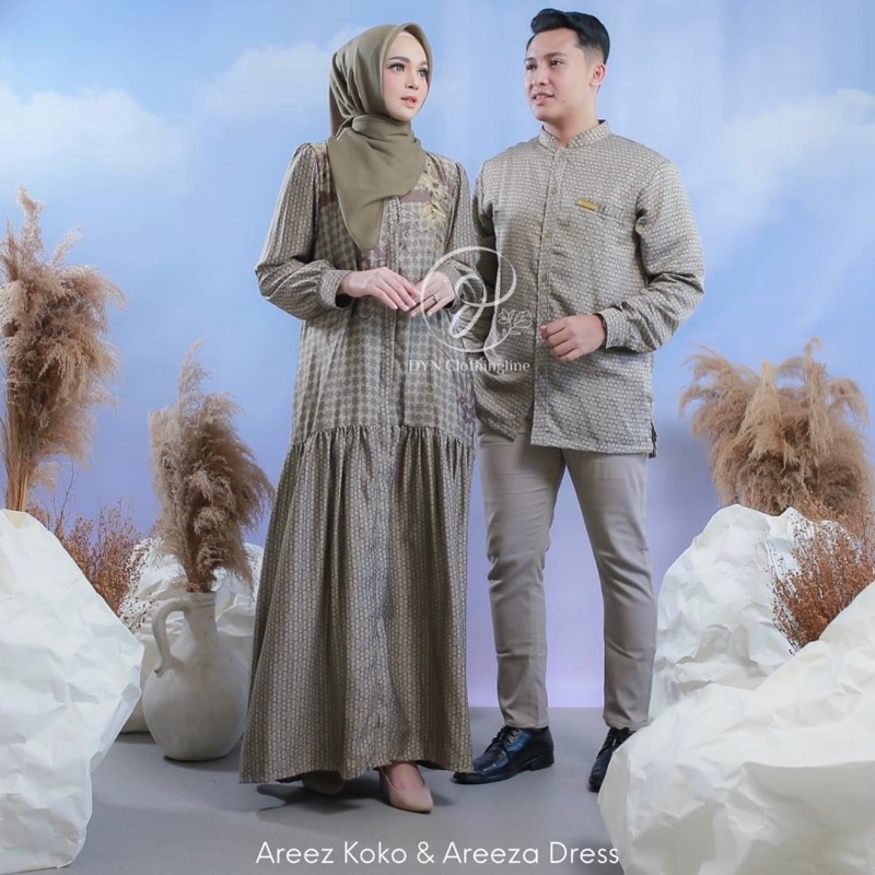 Jual DYN Clothingline Areez - Areeza Couple Set - Busana Muslim ...