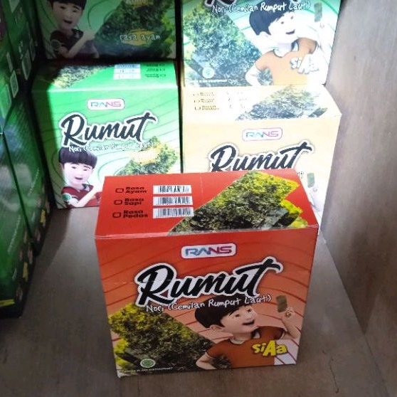 Jual Nori / Rumput Laut RANS Kemasan 4gr 12 Sachet | Shopee Indonesia