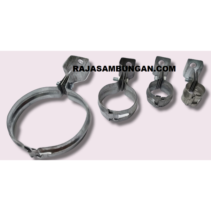 Jual Klem Gantung Besi 1 1/4 inch Besi Holder Clamp Pengencang Engsel ...