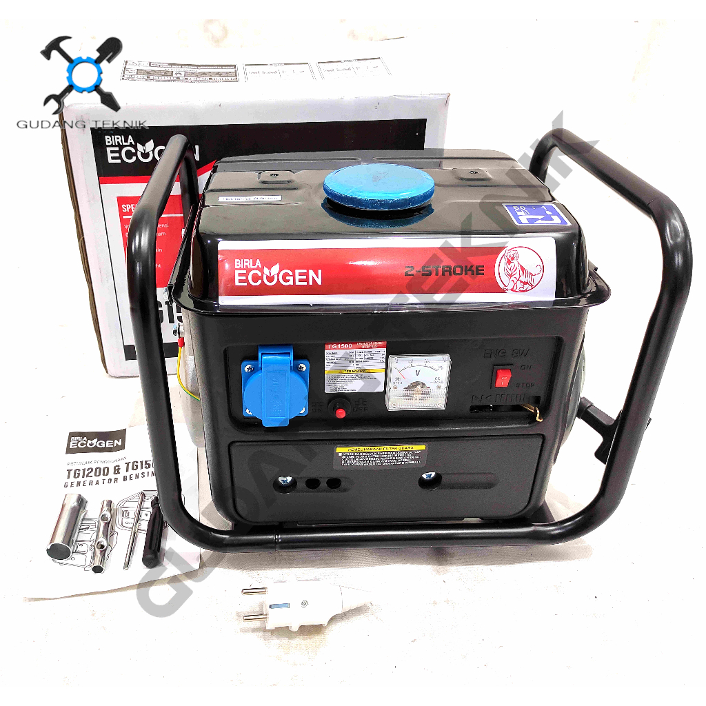 Jual Mesin Genset Listrik 650Watt 2 Tak TS1500 STARKE TG1500 BIRLA ...