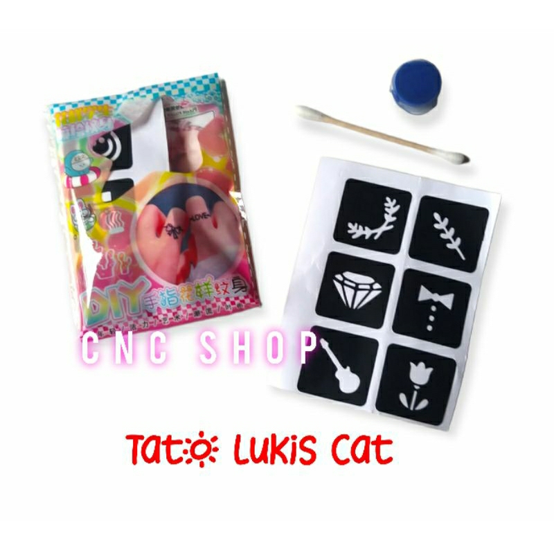 Jual Mainan Anak Stiker Tato Lukis Cat Temporari Tatto Sticker Macam ...