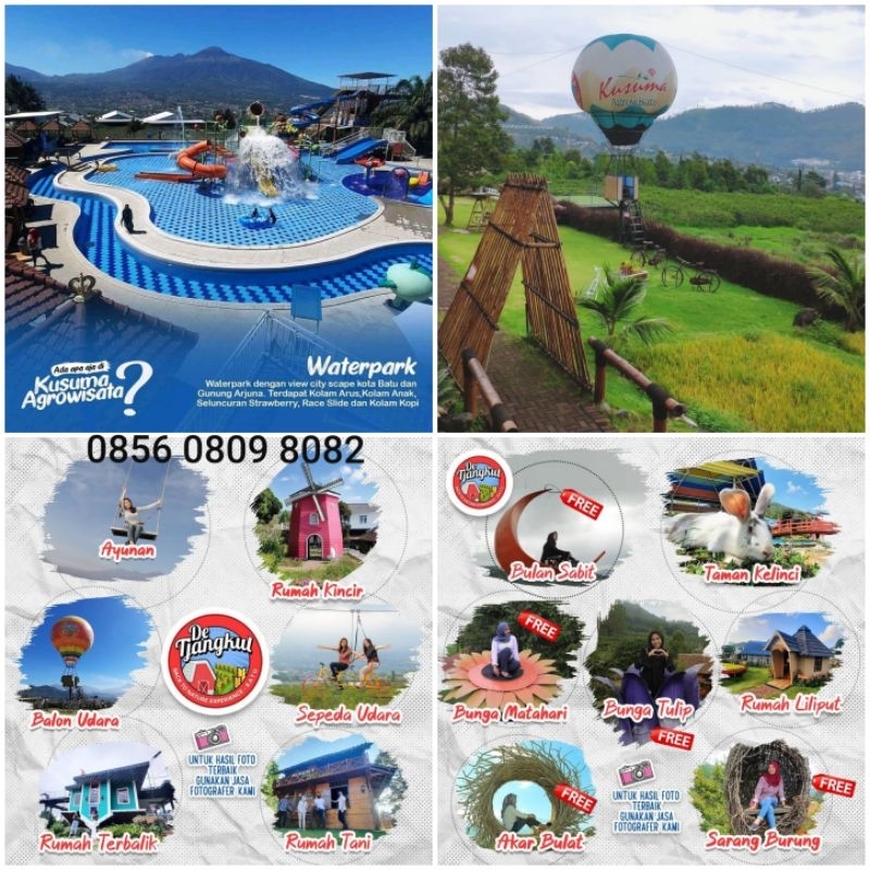 Jual GROSIR Tiket promo waterpark kusuma agrowisata agro batu | Shopee ...