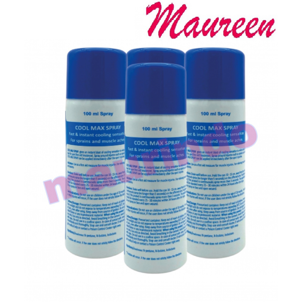 Jual [ COD] MauMed COOL MAX SPRAY Skin Refrigerant Pereda Sakit Otot 100 ml | Shopee Indonesia