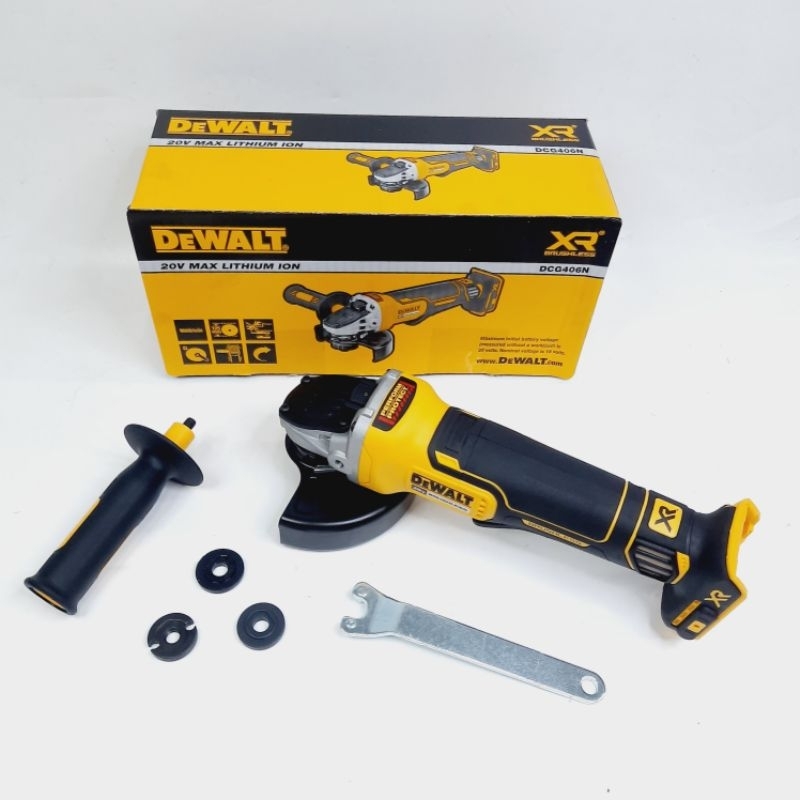 Jual Mesin Gurinda / Gerinda Cordless Brushless 5" DEWALT DCG 406N ...
