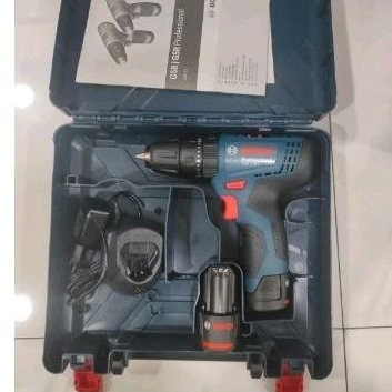 Jual Bosch GSB120LI 12V Cordless Impact Drill Driver Bor Baterai 12 V ...