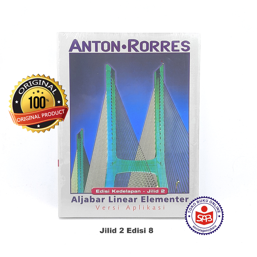 Jual Aljabar Linear Elementer Versi Aplikasi Jilid 2 Edisi 8 - Anton ...