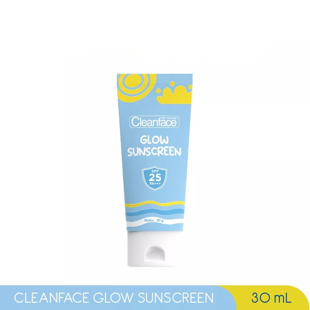 Jual CLEAN FACE GLOW SUNSCREEN SPF25 | SUNSCREEN CLEANFACE SPPF25 ...