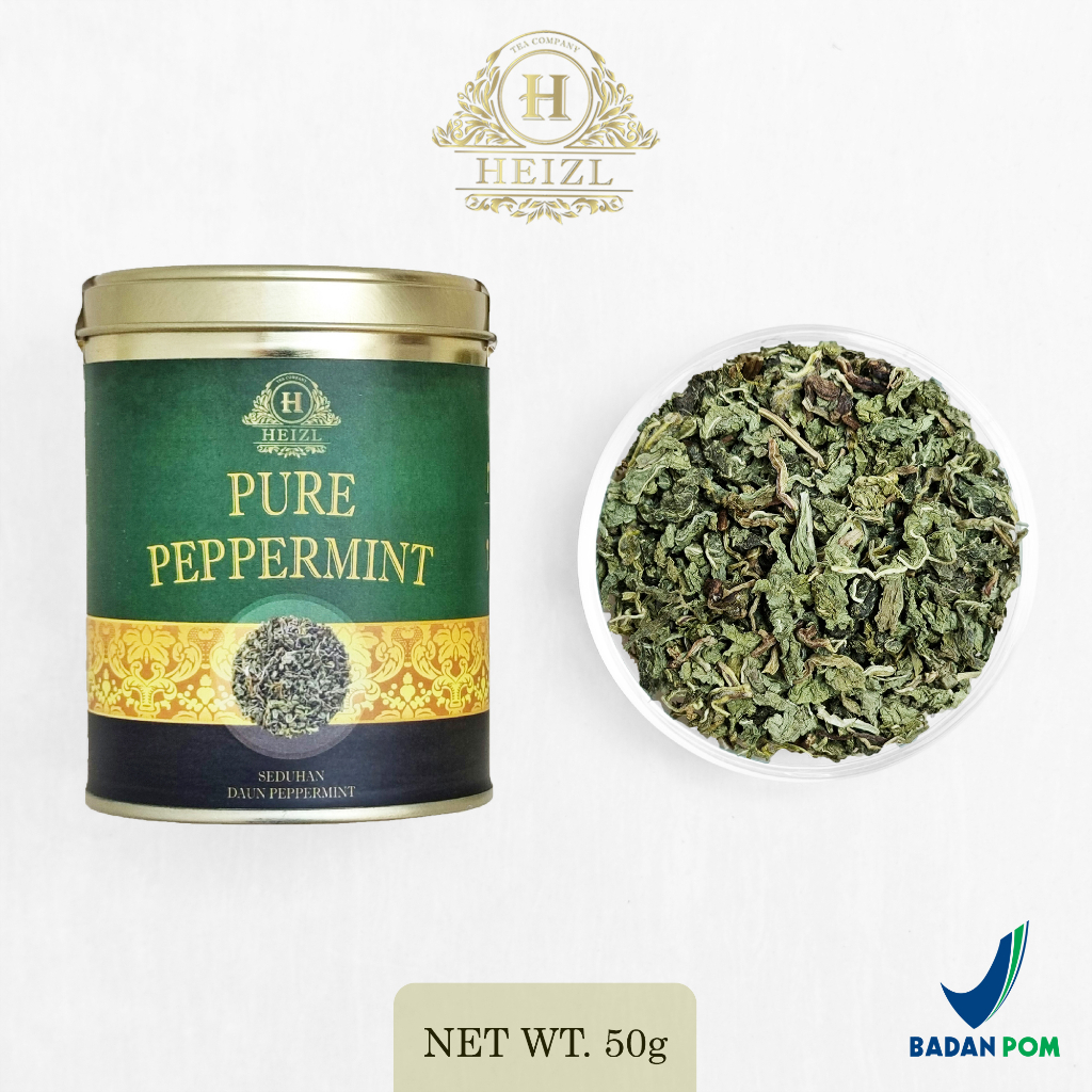 Jual HEIZL Pure Peppermint Tea Teh Peppermint Dried Mint Leaves Daun ...