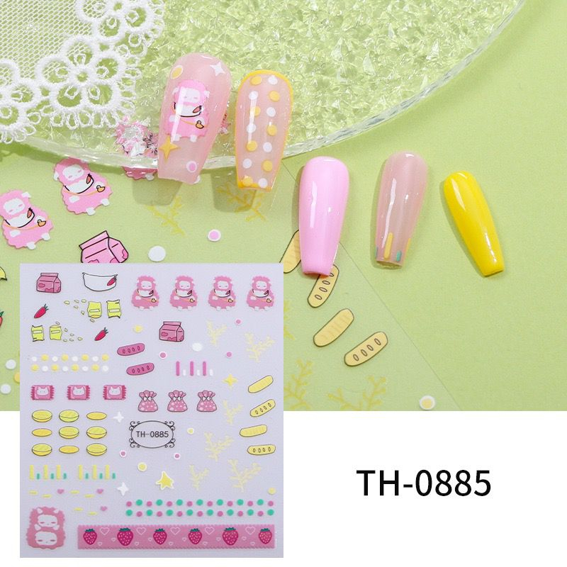 Jual GPO Stiker Kuku Anak Nail Art Nail Sticker KARTUN KARAKTER Frozen ...
