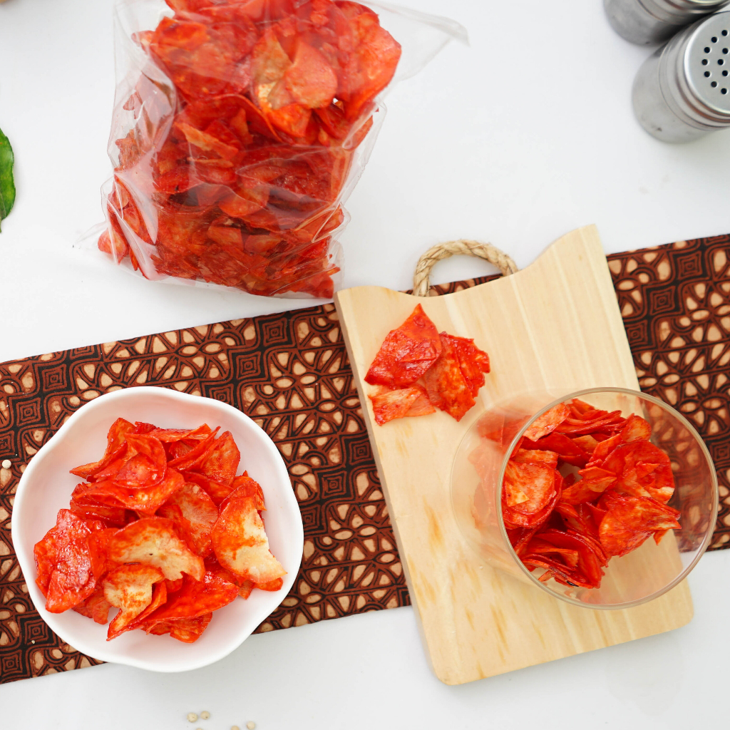Jual Keripik Singkong Balado Manis Pedas 250gram | Shopee Indonesia