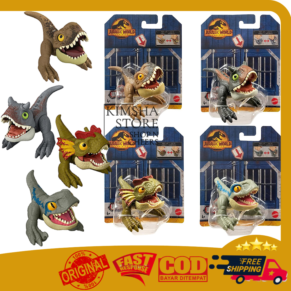 Jual Jurassic World Uncaged Wild Pop Ups Dominion Action Dinosaurus ...