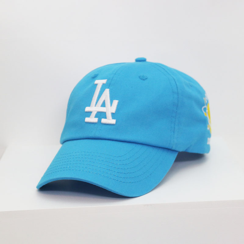 Jual Topi MLB Korea LA Los Angeles Dodgers Bordir Blue White Logo ...