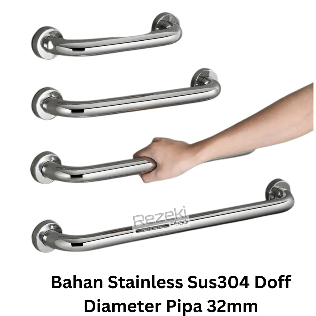 Jual Pegangan Bathup Kamar Mandi - Safety Grab Bar Stainless Sus304 ...