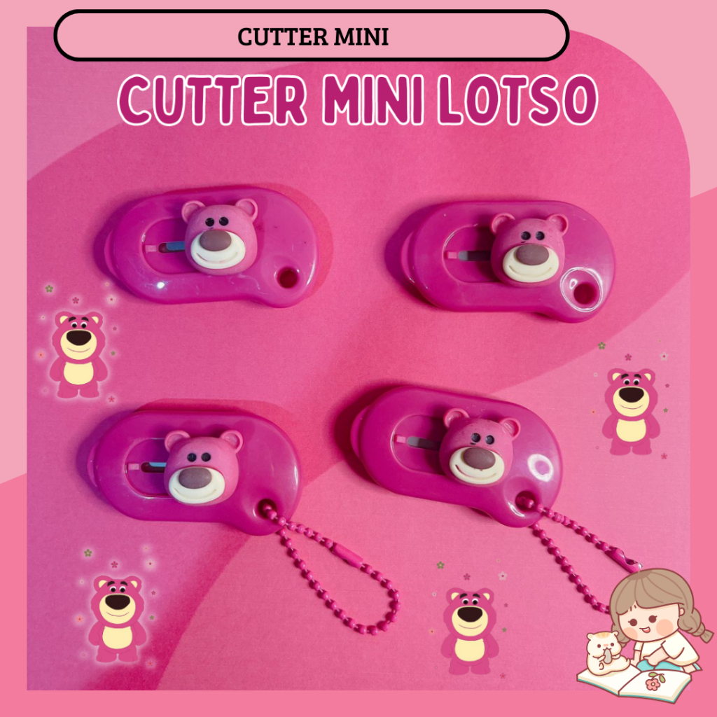 Jual CUTTER MINI LOTSO CUTTER KARAKTER LOTSO TOY STORY | Shopee Indonesia
