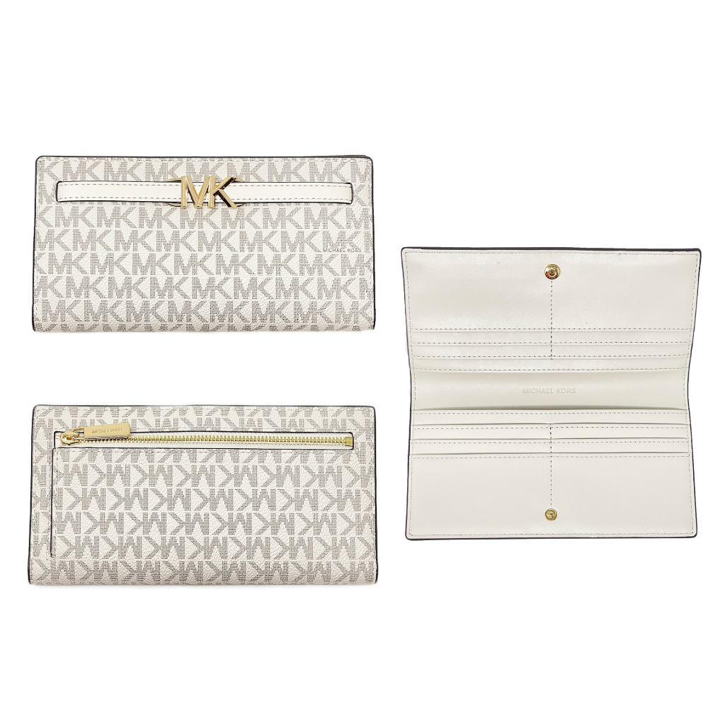 Jual Dompet MK Reed Large Snap Wallet Sign sz 19x10cm | Shopee Indonesia