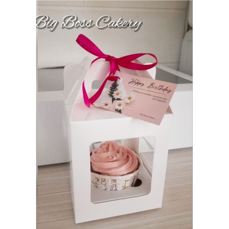 Jual CUPCAKE SATUAN TERMASUK BOX PITA DAN KARTU UCAPAN BUAT GOODIE BAG ...