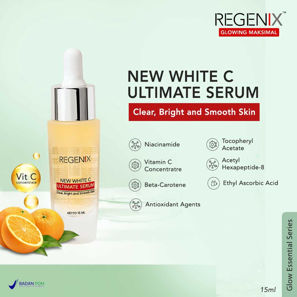 Jual Regenix Skincare New White C Ultimate Serum | Shopee Indonesia