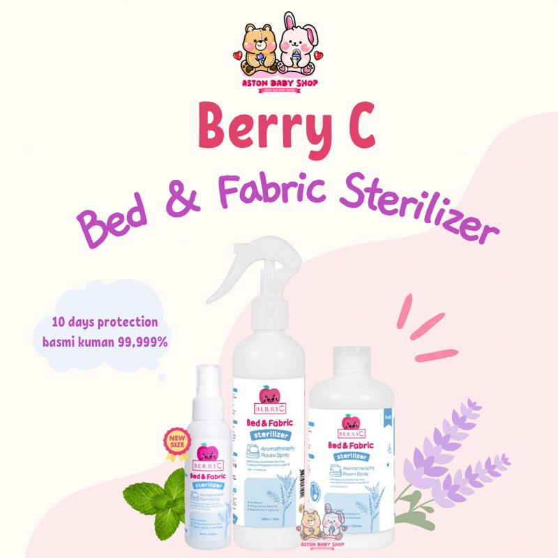 Jual BerryC Berry C Bed Fabric Sterilizer Spray 100 ml / 300 ml / 500 ...