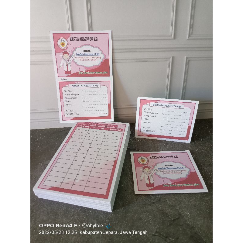 Jual Kartu KB - Kartu KB Bidan - Kartu KB dokter | Shopee Indonesia