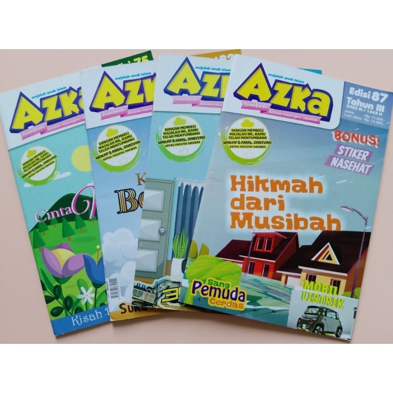 Jual Majalah Anak Islami Azka Pilih Judul Buku Bacaan Keluarga Islam ...