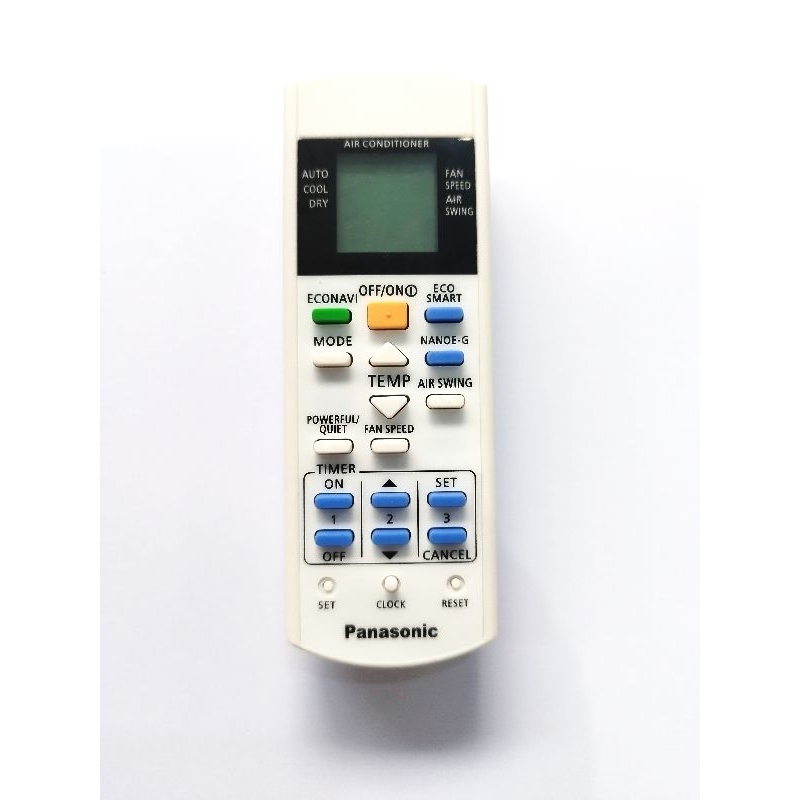 Jual REMOT REMOTE AC PANASONIC DELUXE ECONAVY NANOE-G 4161 | Shopee ...
