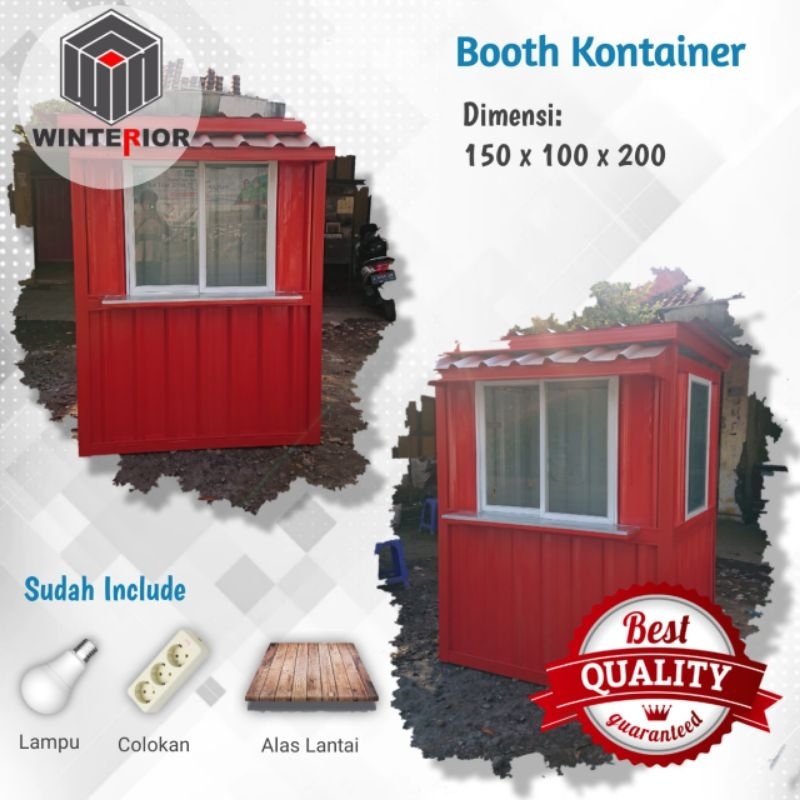 Jual Booth Container / Booth Kontainer / (150x100x200) / Booth ...