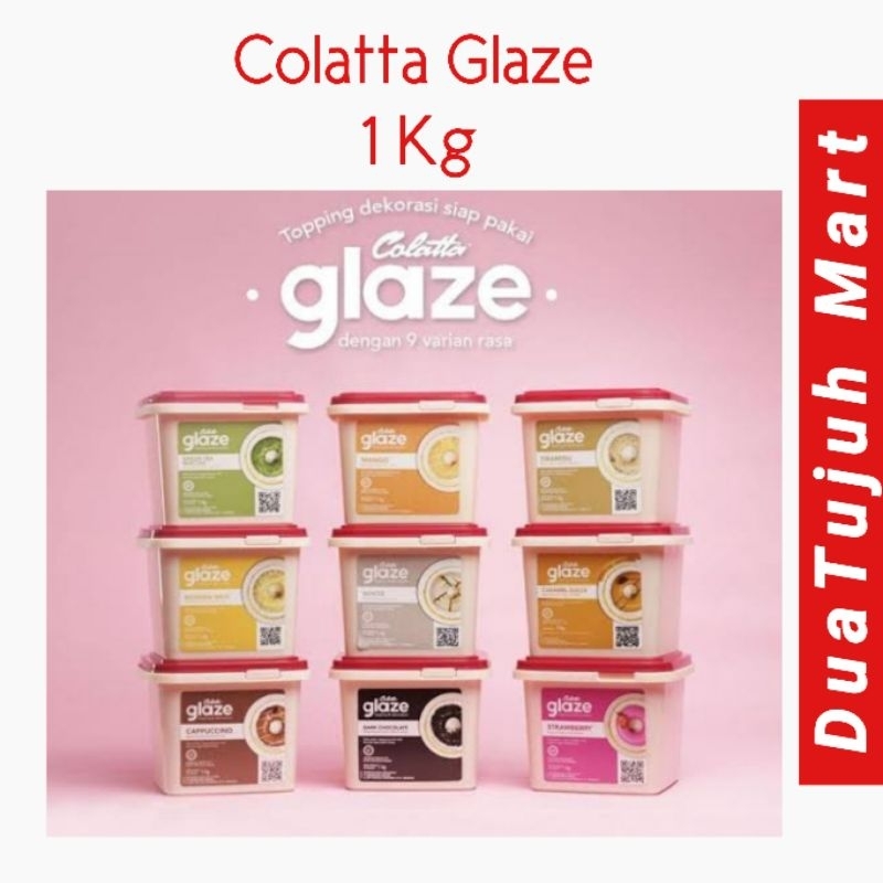 Jual Colatta Glaze Kemasan 1 Kg Banyak Rasa/Dark Chocolate/Tiramisu ...