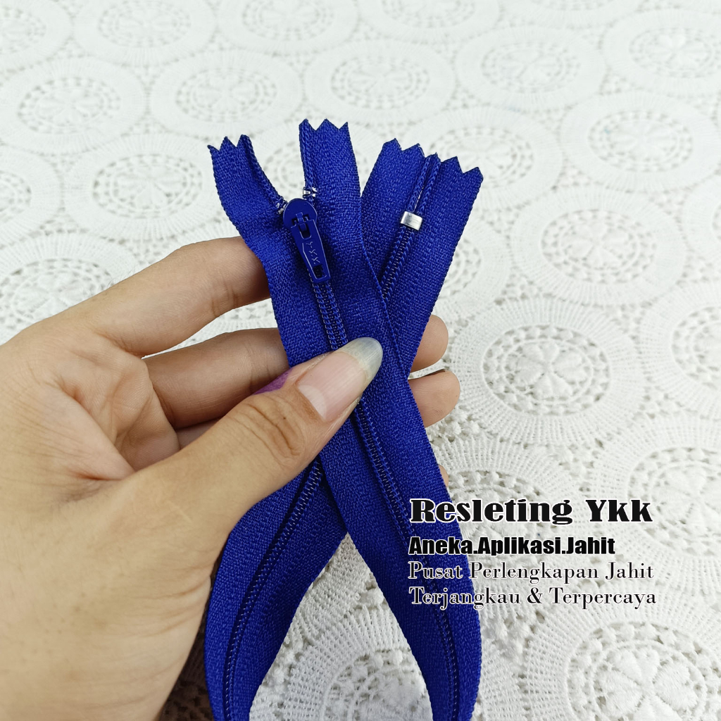 Jual 1 PCS RESLETING 12 INCI YKK (30 CM) | Shopee Indonesia