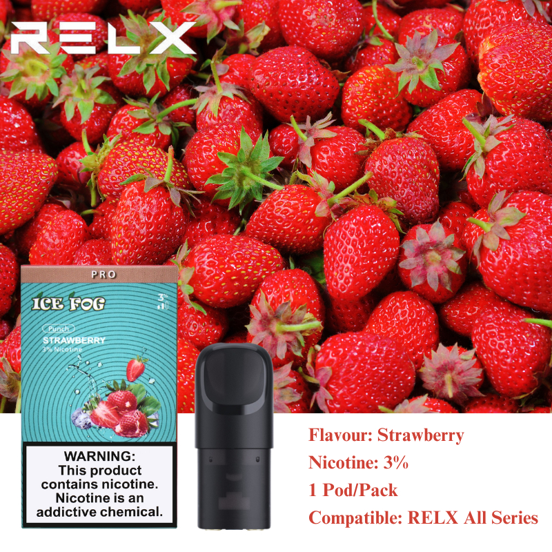 Jual [Relx Pods Refill] Strawberry Vapee Pods Compatible RELX Infinity ...