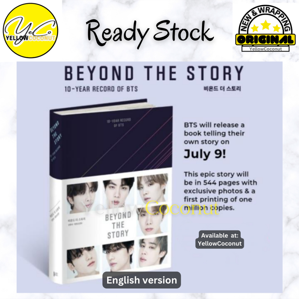 Jual BTS First Official Book: Beyond The Story : 10-Year Record of BTS ...
