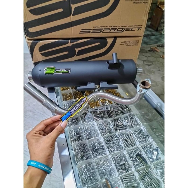 Jual knalpot copy CMS by SS PROJECT ORIGINAL leher kadut VARIO 125/150 ...