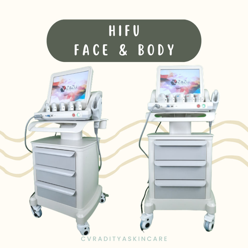 Jual Alat Penirus Wajah HIFU Face Body 5 Cartridges Mesin Pengencangan ...