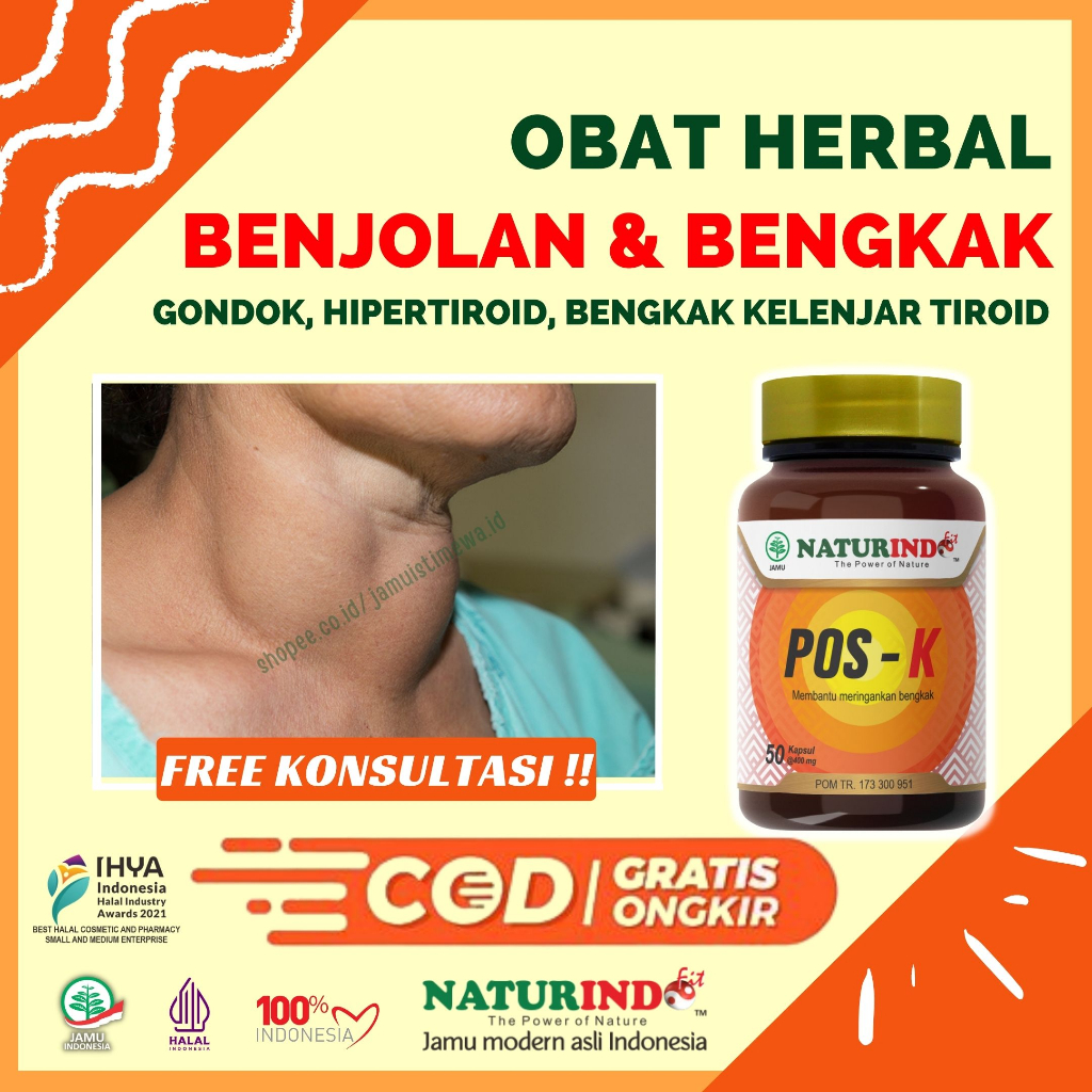 Jual Obat Gondok Hipertiroid Obat Benjolan di Leher Obat Kelenjar Getah ...