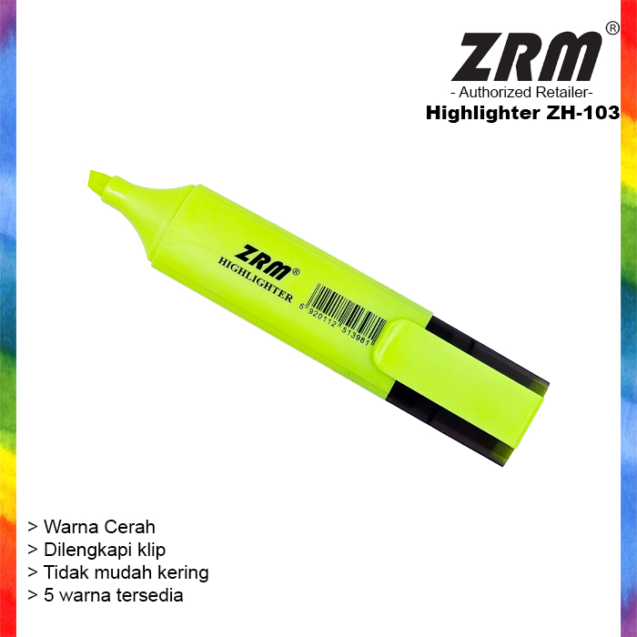 Jual ZRM ZH-103 Highlighter / Stabilo warna neon | Shopee Indonesia