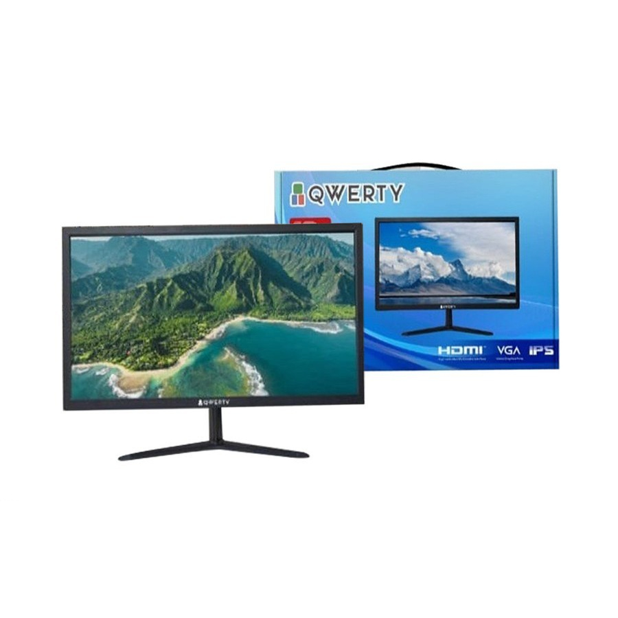 Jual MONITOR LED QWERTY 19 INCH HDMI + VGA | Shopee Indonesia