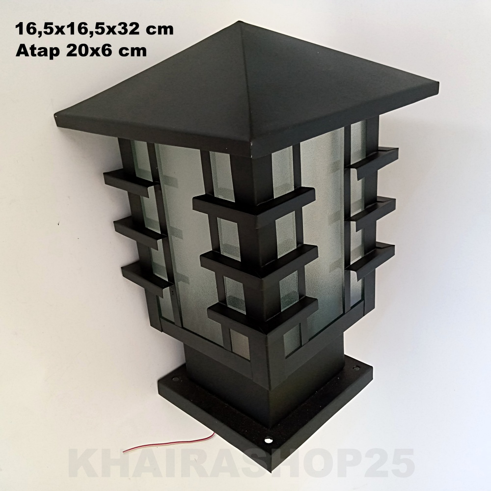 Jual Lampu tiang teras rumah Lampu pagar Lampu taman lampu outdor ...