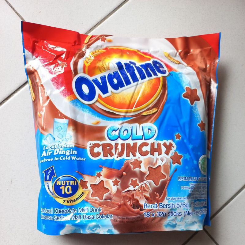 Jual Ovaltine Cold Crunchy 32 g x 18s (Ready) | Shopee Indonesia
