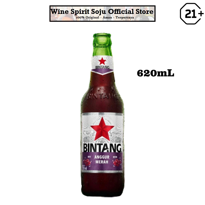 Jual Bir Bintang Anggur Merah 620ml Botol | Shopee Indonesia