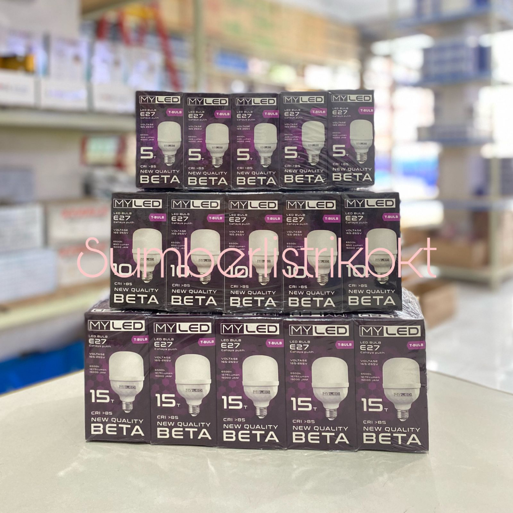 Jual BOHLAM LED BETA 5W 10W 15W MYLED CAHAYA PUTIH | Shopee Indonesia