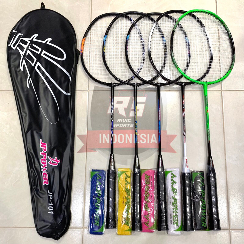 Jual Raket Badminton Set Lengkap / Paket Komplit Raket + Tas + Grip ...