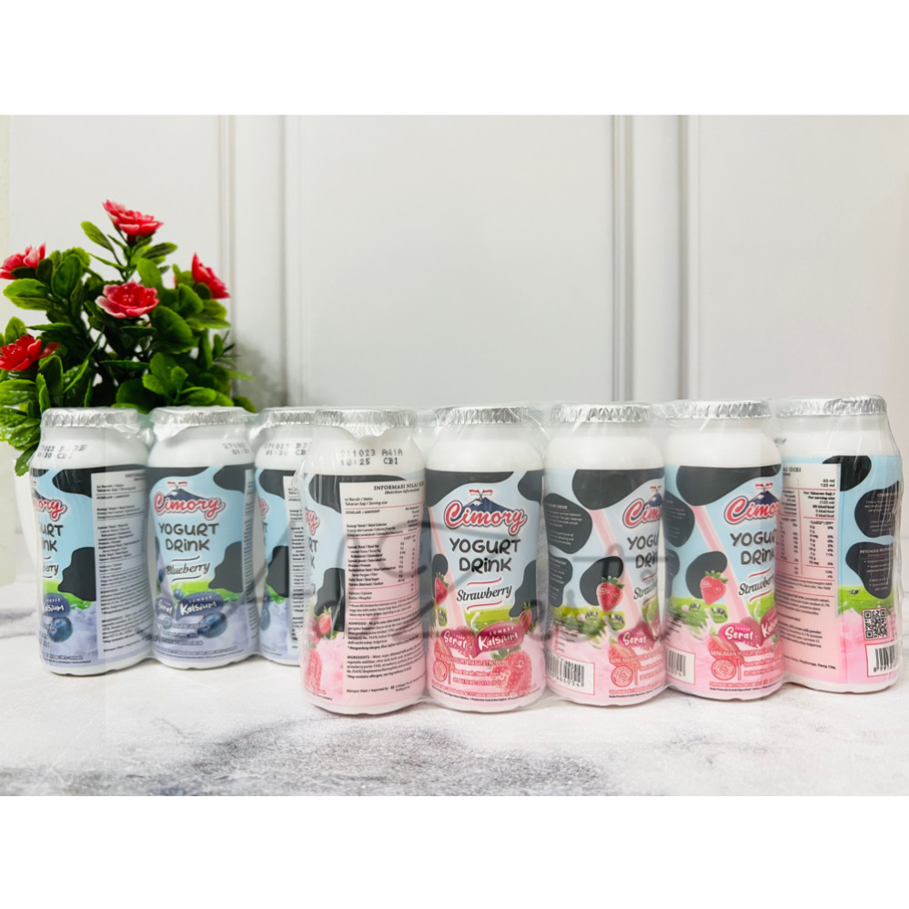 Jual Cimory Yogurt Drink 65ml Banded isi 5 botol | Shopee Indonesia