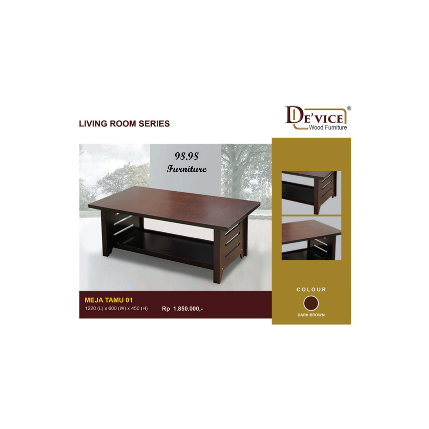 Jual DEVICE Living Room Series Tipe 01 / Meja Ruang Tamu Modern ...