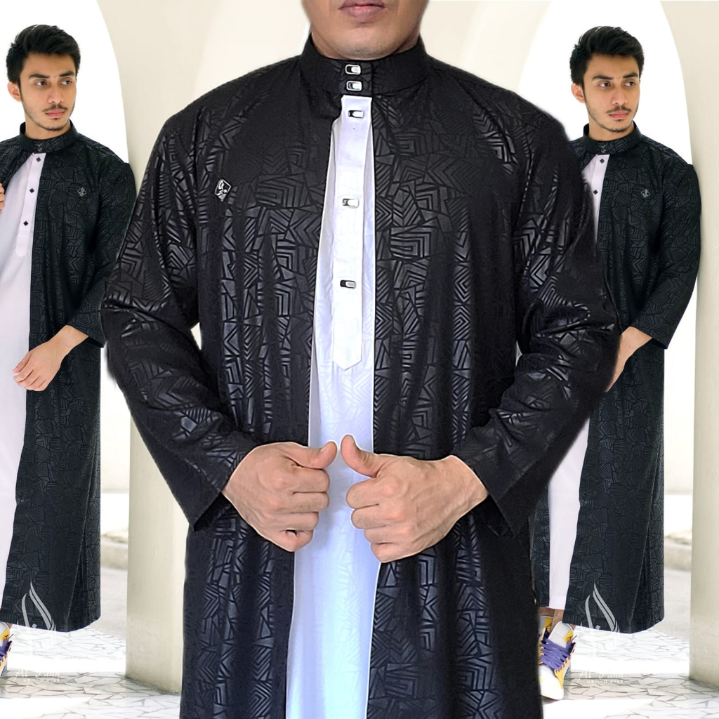 Jual Jubah Gamis pria regular jubah luaran juabah 2 in 1 jubah pria ...