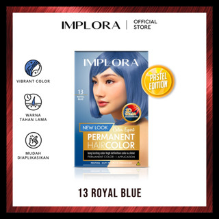 Jual IMPLORA New Permanent Hair Color Royal Blue | Cat Rambut Implora ...
