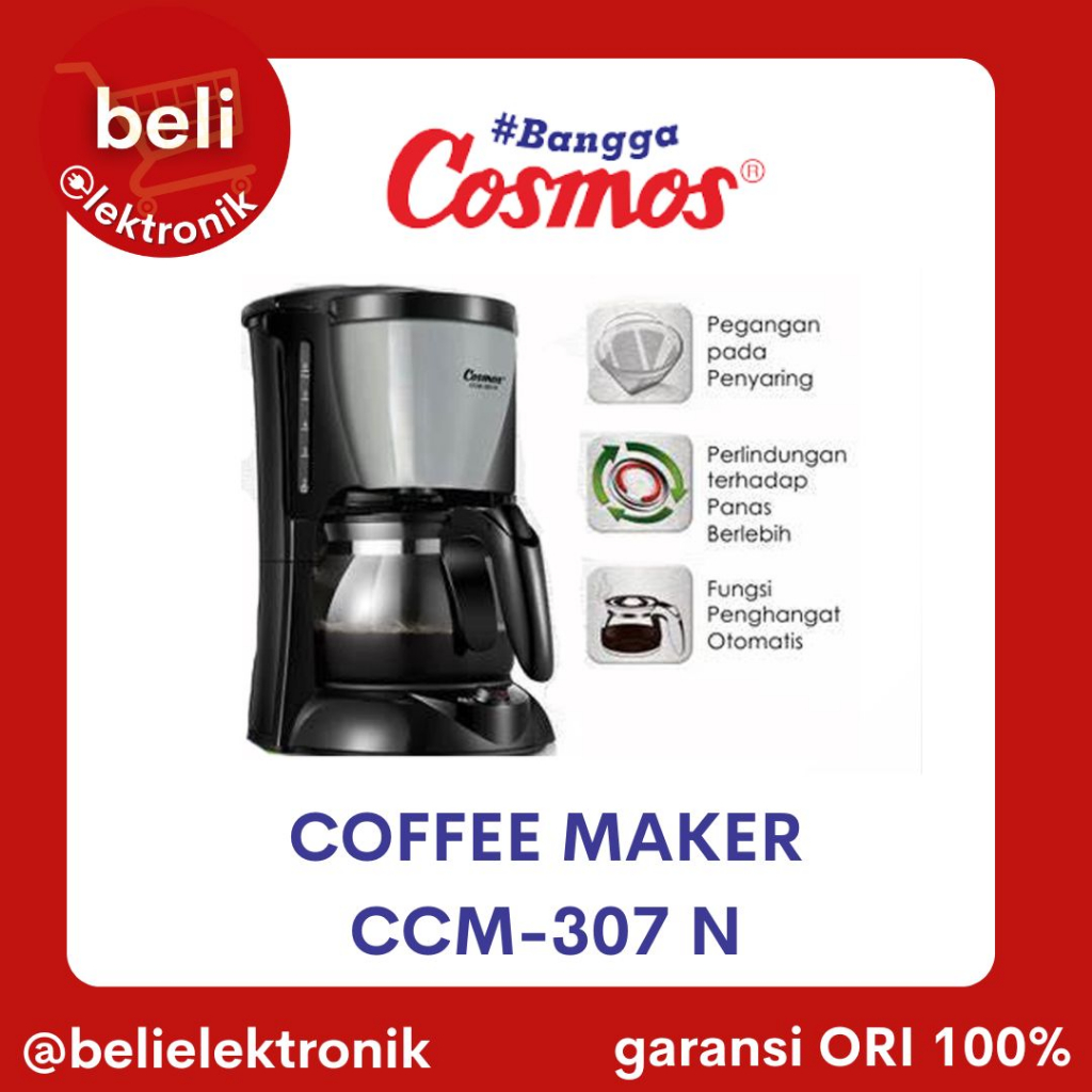 Jual COSMOS Coffee Maker Mesin Pembuat Kopi CCM-307N Kapasitas0.65 ...