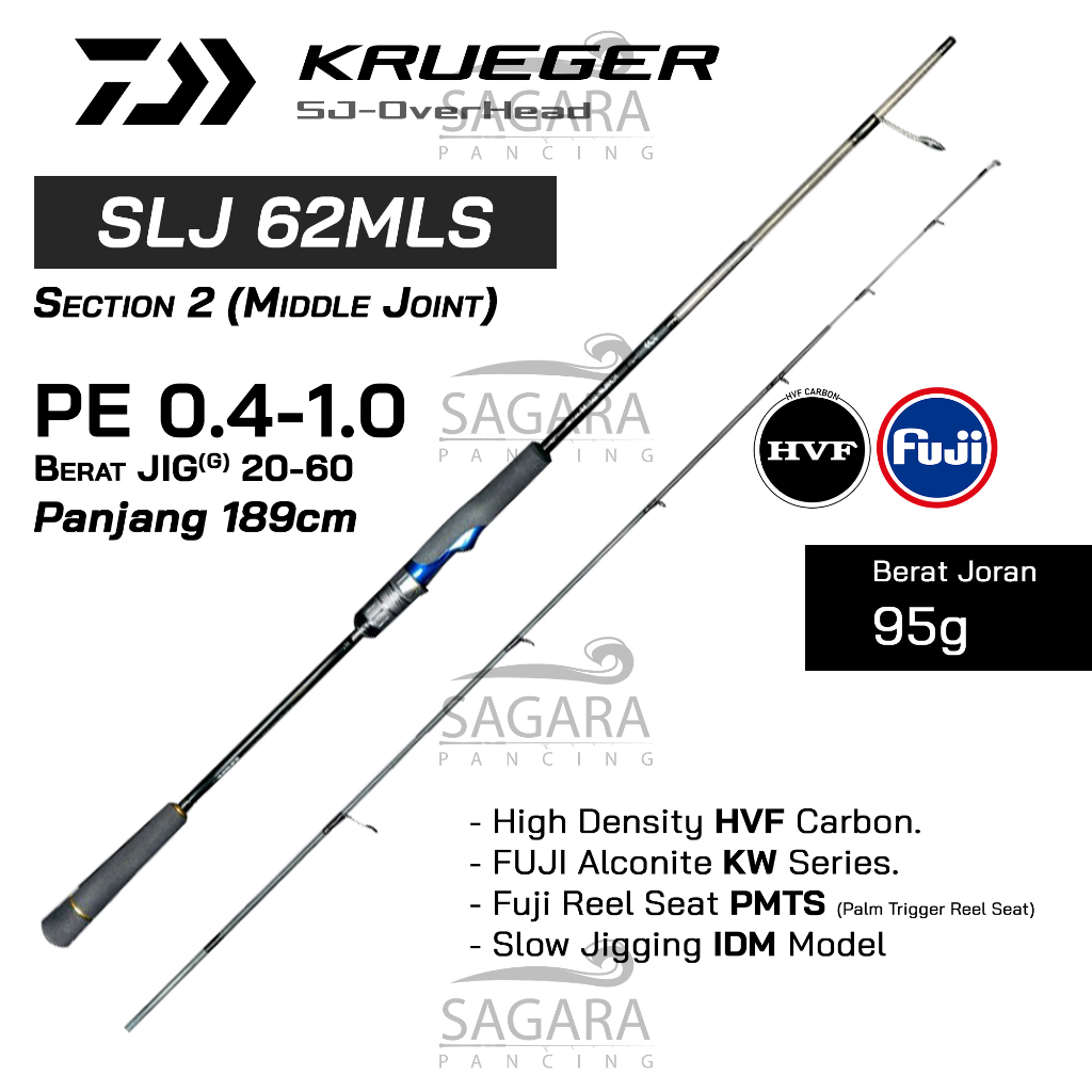 Jual Joran Daiwa Krueger Joran Slow Jigging Rod Jigging | Shopee Indonesia