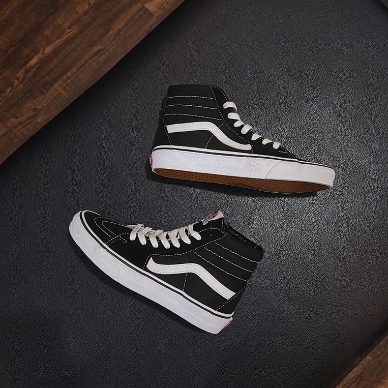 Jual Sepatu Original Sk8-Hi Classic Black White | Shopee Indonesia